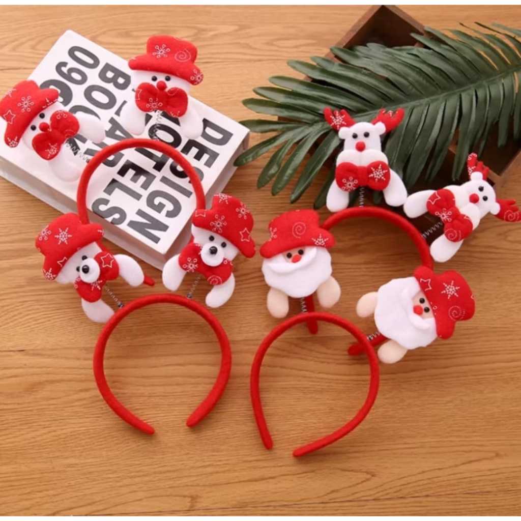 Jual BANDO NATAL TANDUK RUSA / BANDO MERRY CHRISTMAS / AKSESORIS NATAL ...