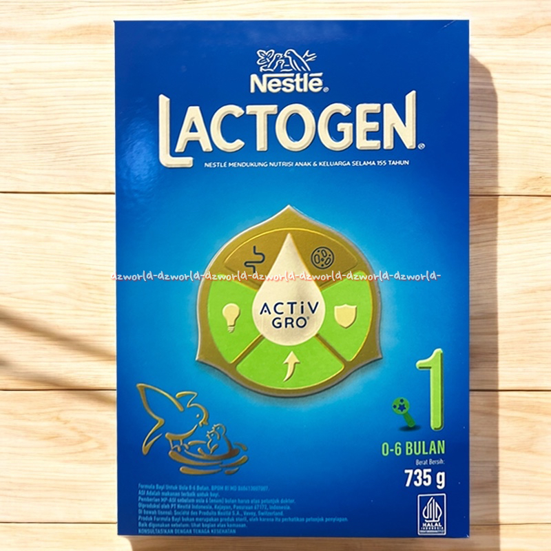 Jual Nestle 735gr Lactogen 1 Susu Bubuk Formula Untuk Bayi Baru Lahir 0 ...