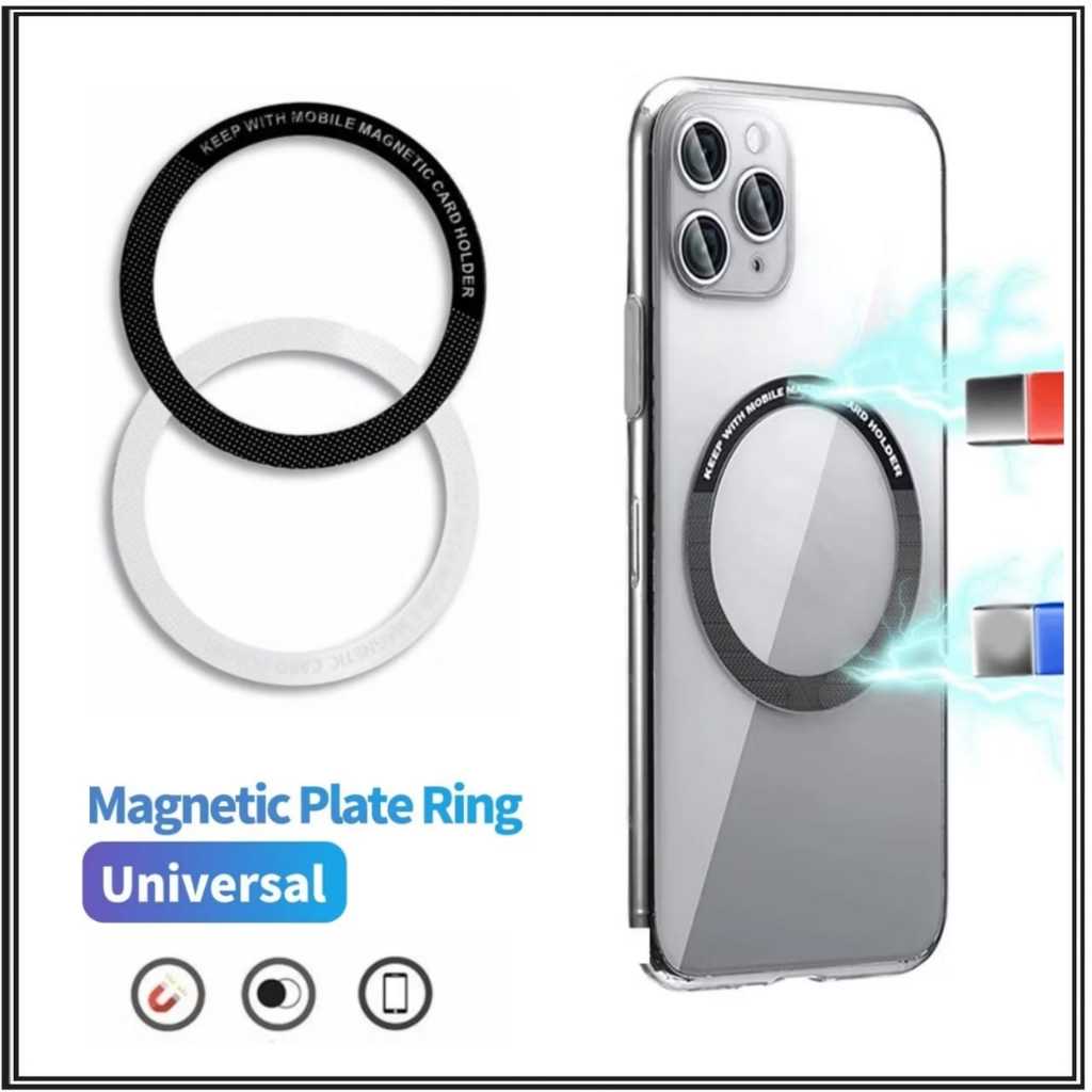 Jual Universal Magnetic Ring Plate Stiker untuk Popsocket Magnetic ...