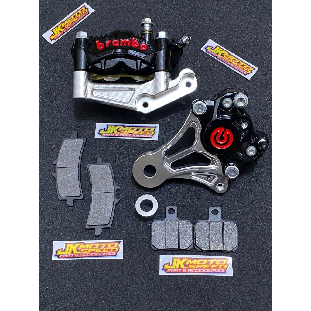 Jual ninja r ss rr paket murah !! kaliper cakram + breket 4 piston radial gp4rs 4p 2 piston big ...