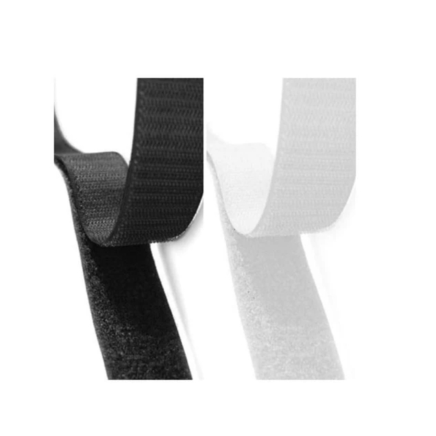Jual Velcro Perekat Kain Serbaguna Hitam Putih uk 2,5 cm permeter ...