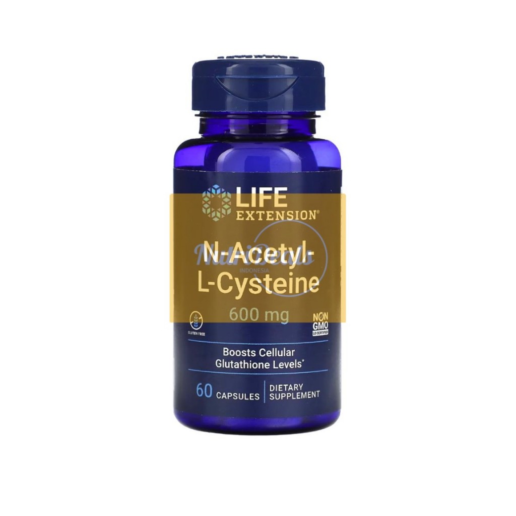 Jual Life Extension N Acetyl L Cysteine N-Acetyl-L-Cysteine Supplement ...
