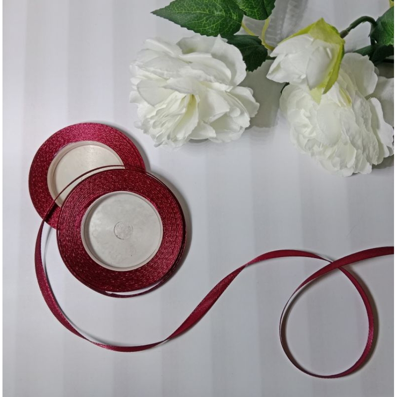 Jual Pita Kado hampers Cantik / Pita Roll Merah Putih Pink Emas / Hari ...