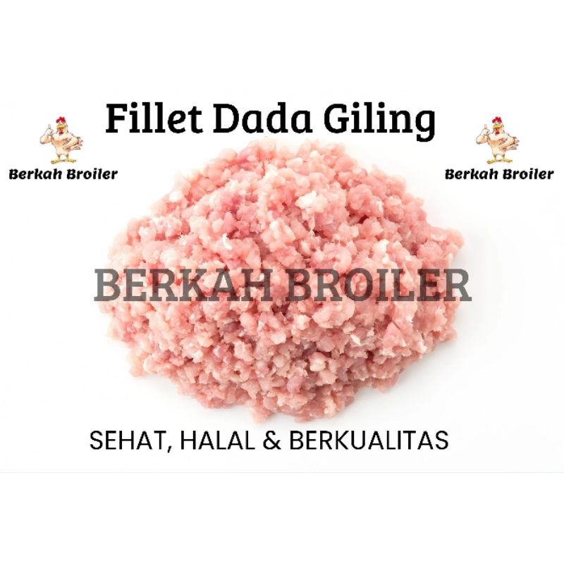 Jual Fillet Dada Ayam Giling / Boneless Dada Ayam Giling 1kg | Shopee ...