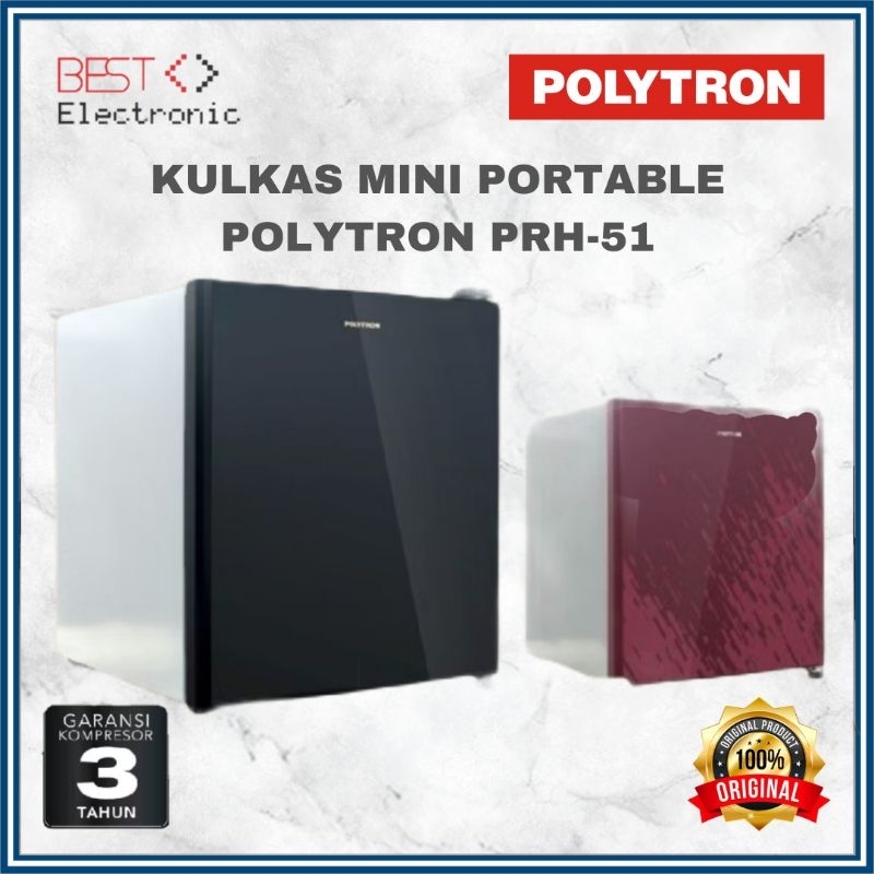 Jual KULKAS MINI PORTABLE 50 LITER POLYTRON PRH51 PRH-51 PRH 51 | Shopee Indonesia