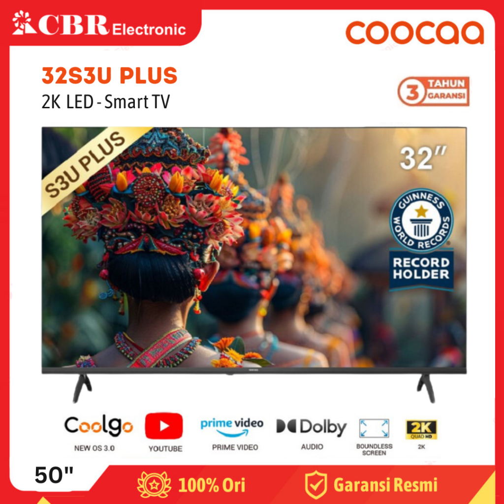 Jual TV Coocaa 32inch LED 32S3U PLUS / Smart TV - Batam | Shopee Indonesia