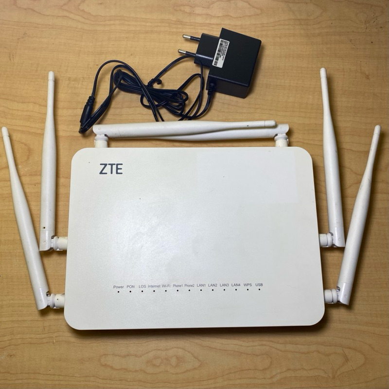 Jual ZTE F670 Premium 6 Antena Port Biru | Shopee Indonesia