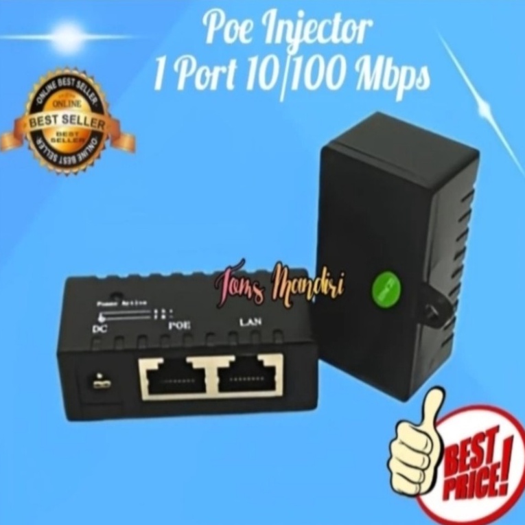 Jual KP8 POE Injector POE Splitter Power Over Ethernet Poe 1 Port 11 ...