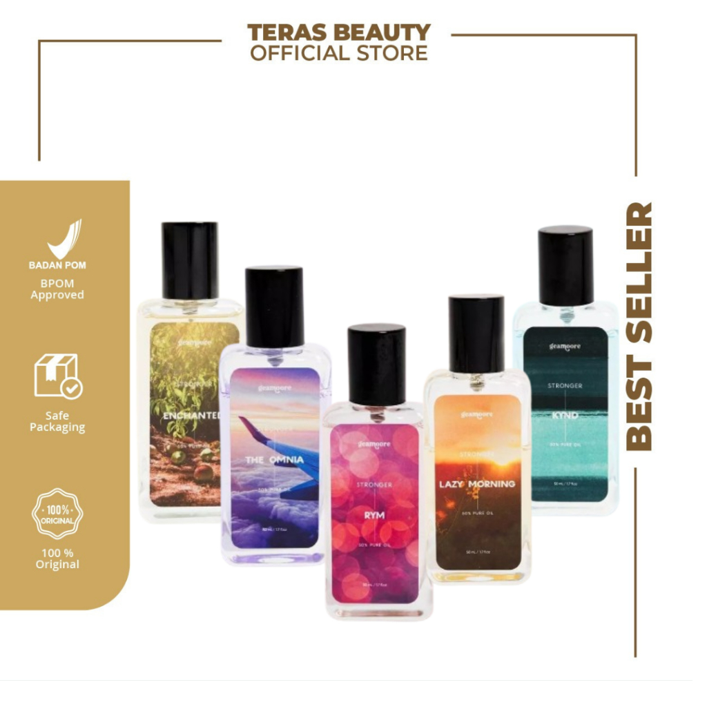 Jual GEAMOORE Extrait de Parfum STRONGER BEST SCENT POPULER 50ML ...