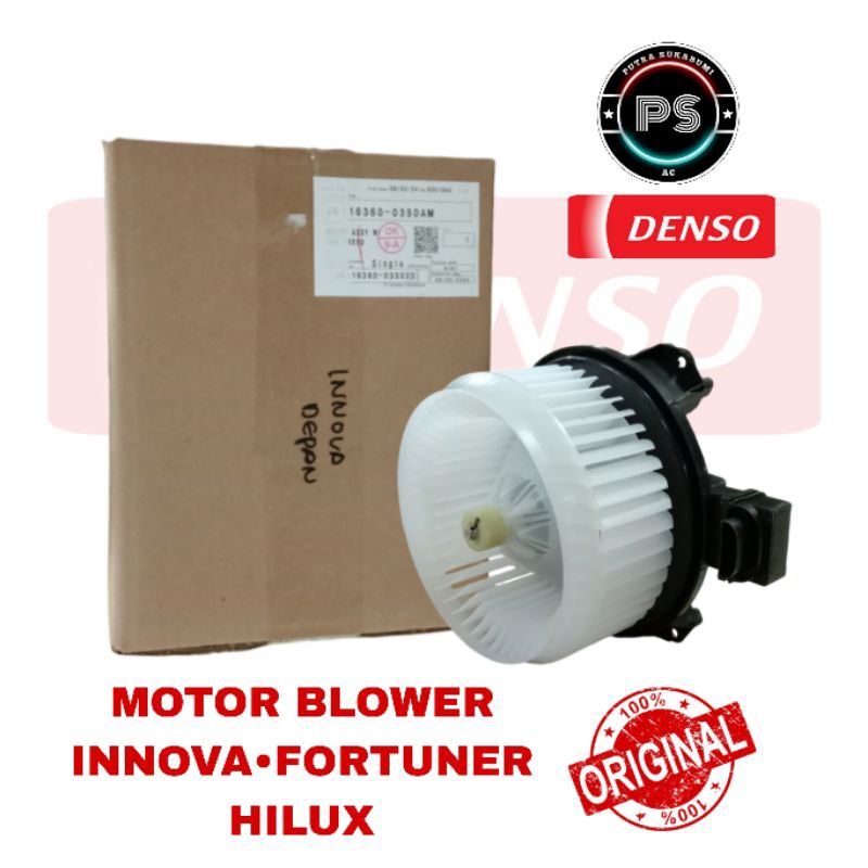 Jual MOTOR BLOWER AC MOBIL INNOVA FORTUNER HILUX DEPAN ORIGINAL DENSO ...