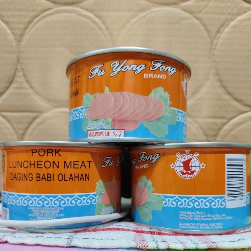 Jual Pork Luncheon Meat Ham Babi 397 gr FYF (Silver) | Shopee Indonesia