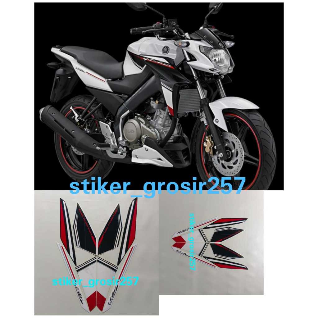 Jual STIKER STRIPING LIS BODY VIXION V-IXION ADVANCE 2015 2016 HITAM ...