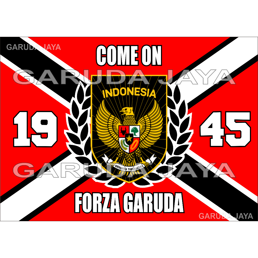 Jual bendera timnas /bendera garuda /timnas /merah putih /bendera forza ...