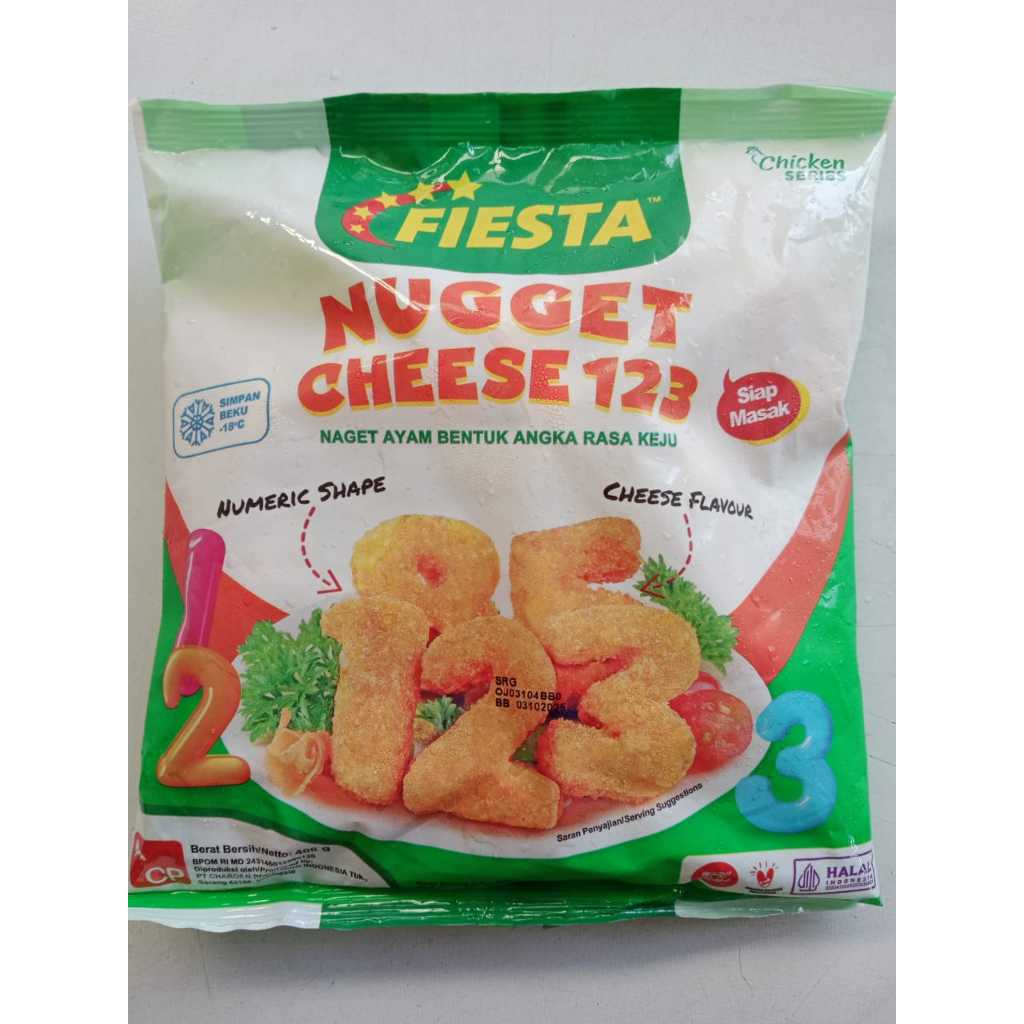 Jual FIESTA NUGGET CHEESE 123 (400 GRAM) | Shopee Indonesia