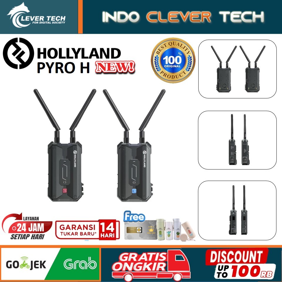 Jual Hollyland PYRO H 4K HDMI Wireless Video Transmission System Transmitter Receiver | Shopee ...