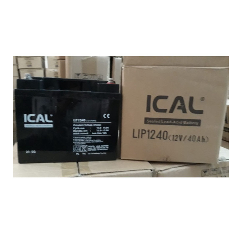 Jual Aki / Baterai Kering Ups Battery SLA Ical Ip1240 12V 40Ah | Shopee ...
