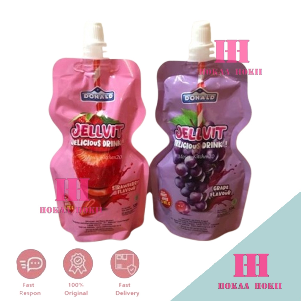 Jual Donald Jell Vit Jelly Drink Pouch 130ml | Shopee Indonesia
