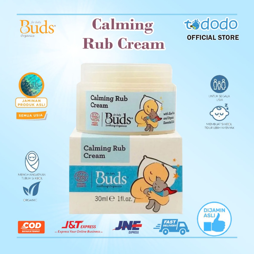 Jual Buds Organics Calming Tummy Rub Cream - Krim atau Telon Penghangat ...