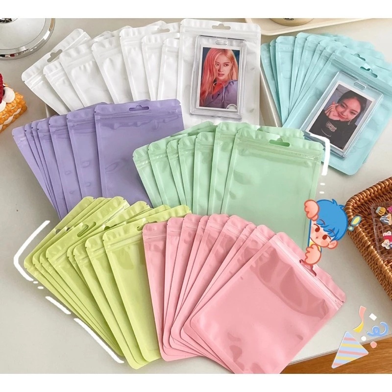Jual Plastik OPP Souvenir Aksesoris Klip Zipper Ziplock Bening Warna ...