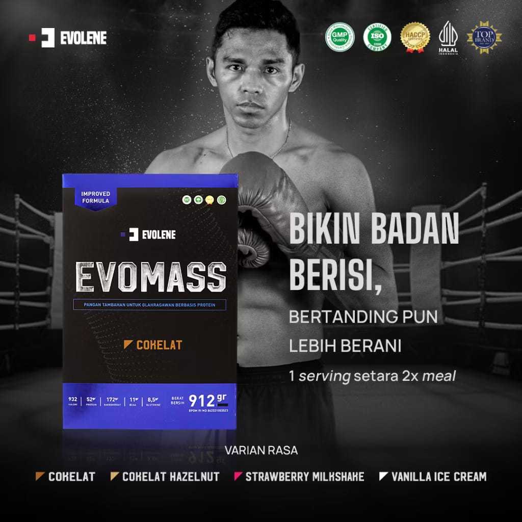 Jual EVOLENE EVOMASS 2lbs - Suplemen Fitness - EVO MASS 2 lbs Susu ...