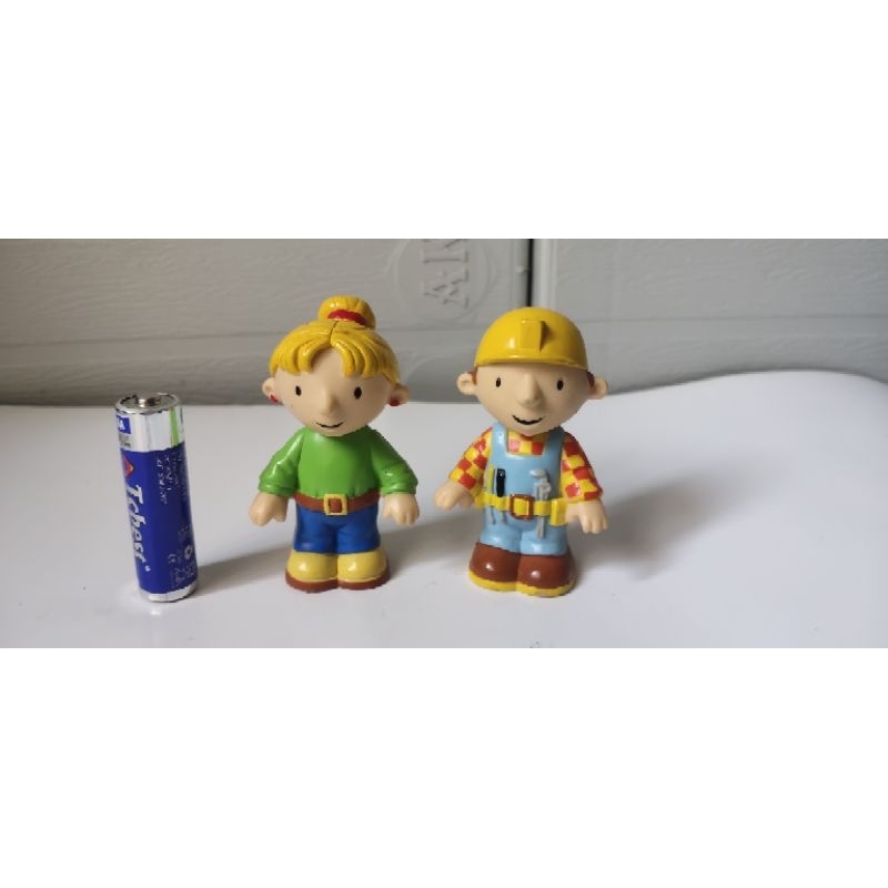 Jual Dijual murah mainan Action figure bob the builder bahan karet ...