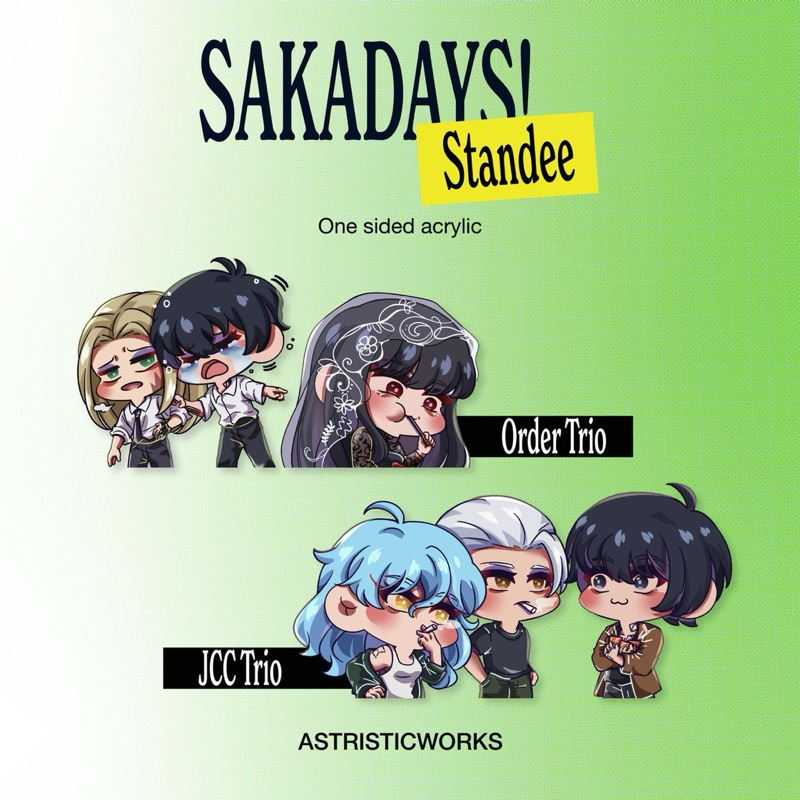 Jual Merch Anime Sakamoto Days ( Standee Akrilik & Sticker ...