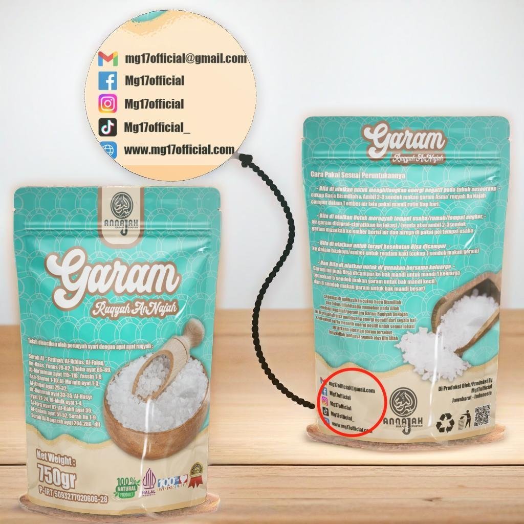 Jual Garam ruqyah annajah original untuk mandi rukiah mandiri | Shopee ...
