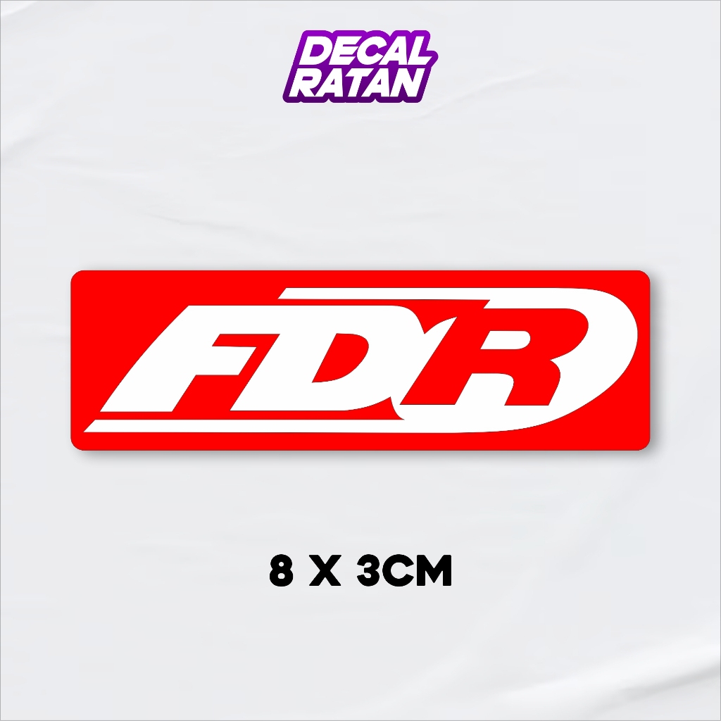 Jual STICKER VYNIL RACING FDR SATUAN ANTI AIR VIRAL NEW HIGH QUALITY ...