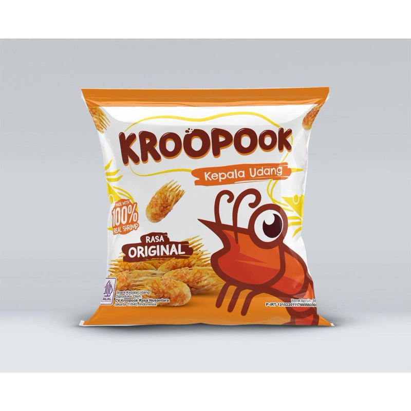 Jual Kroopook kepala udang Original 35gr | Shopee Indonesia