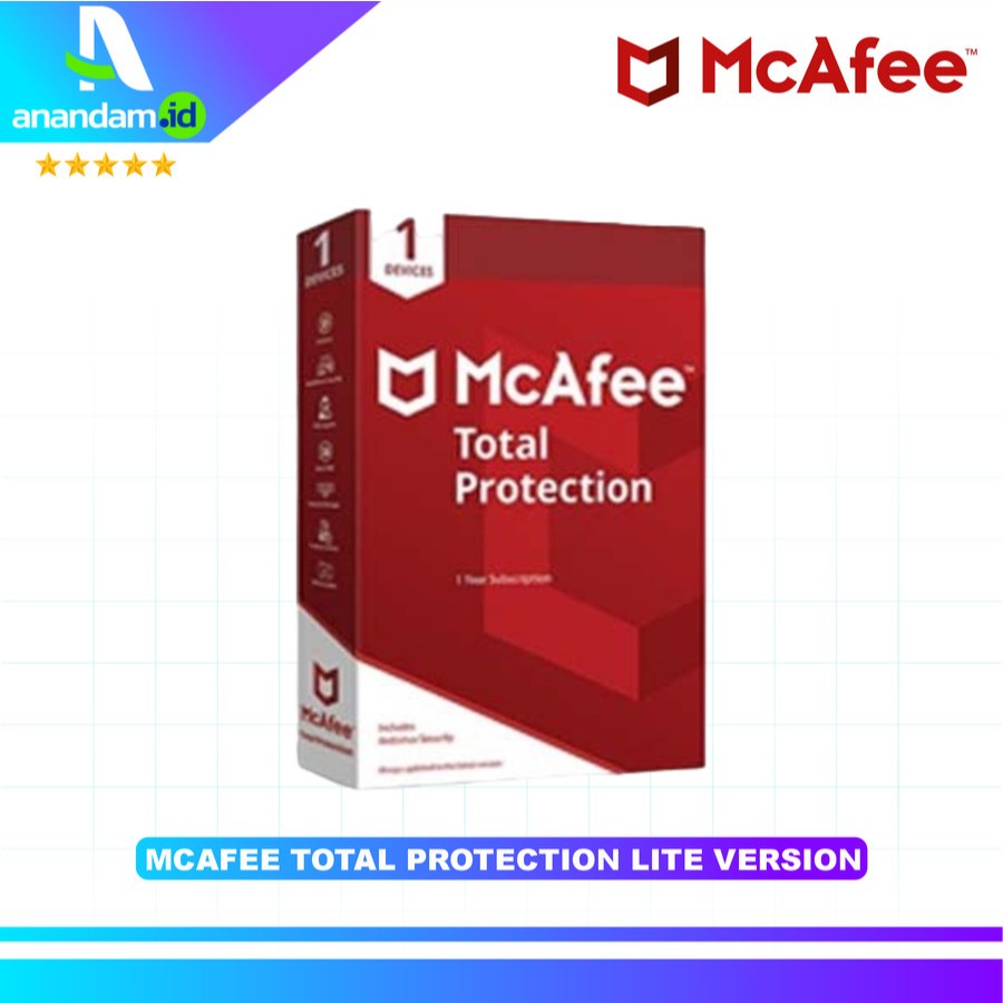 Jual Anti Virus McAfee Total Protection Lite Version 1 Device - 1 year ...