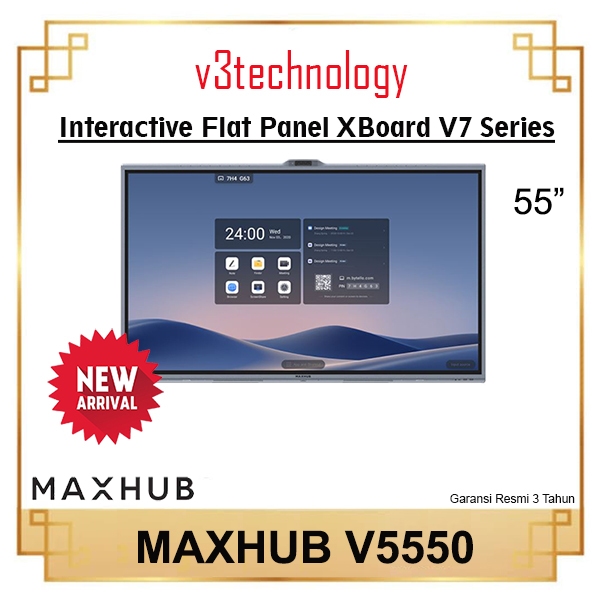 Jual MAXHUB V5550 Interactive Flat Panel 55" ( Maxhub XBoard V7 Series ) | Shopee Indonesia