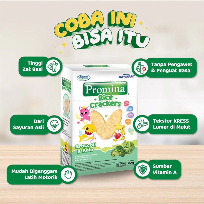 Jual PROMINA - Rice Crackers | Cemilan Kudapan Snack Bayi (1 tahun+ ...