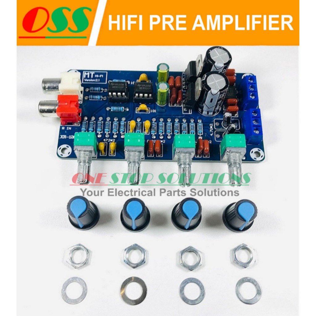 Jual NE5532 HIFI PRE AMPLIFIER XR-126 PREAMPLIFIER VOLUME ACTIVE TUNE ...