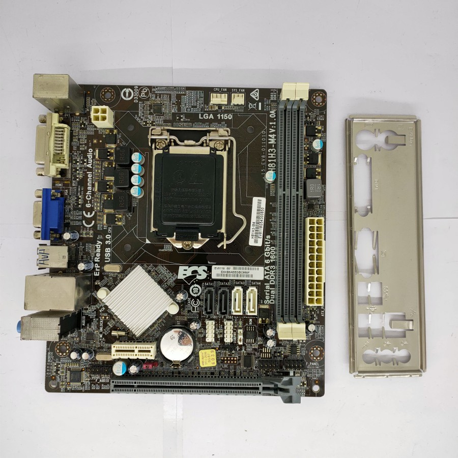 Jual Mainboard ECS H81 LGA 1150 Haswell - DDR3 | Shopee Indonesia
