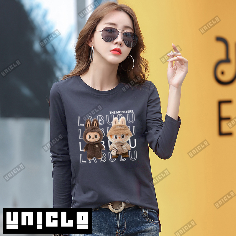 Jual KAOS LABUBU PRIA/WANITA COTTON COMBED 24s LENGAN PANJANG/PRINTED ...