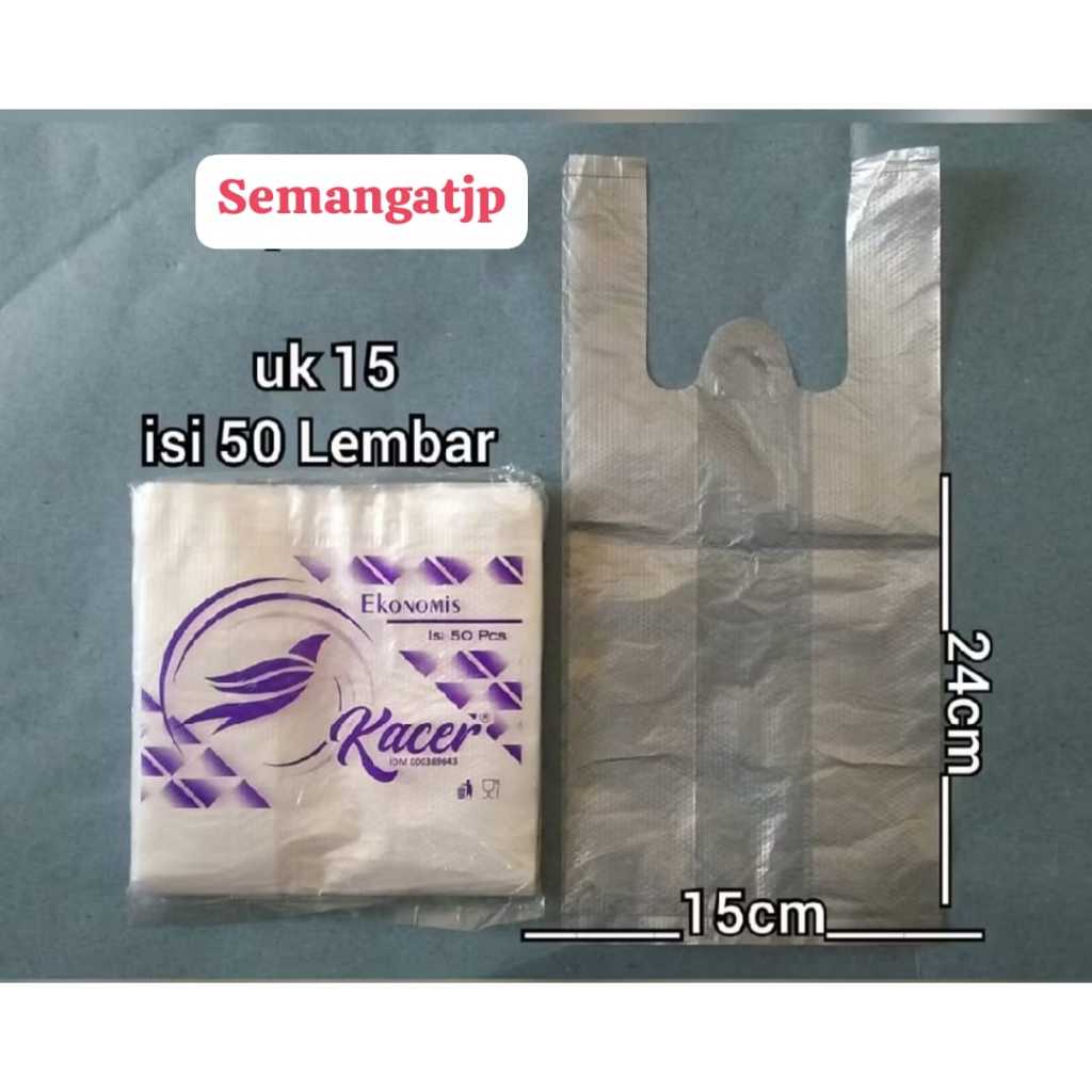Jual Kantong Plastik bening / Hd bening / kresek bening uk 15x30 isi ...