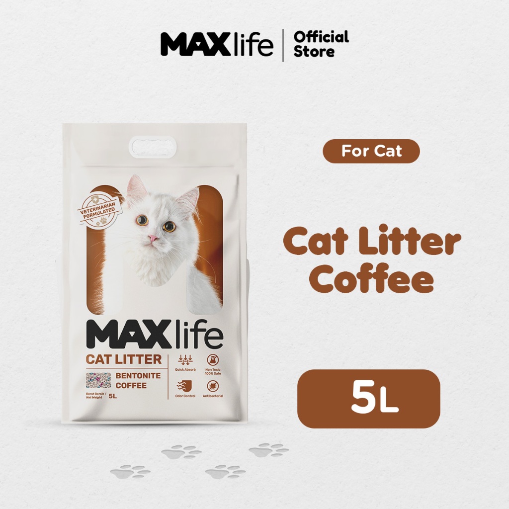 Jual MAXlife Cat Litter Coffee 5L Bag | Shopee Indonesia