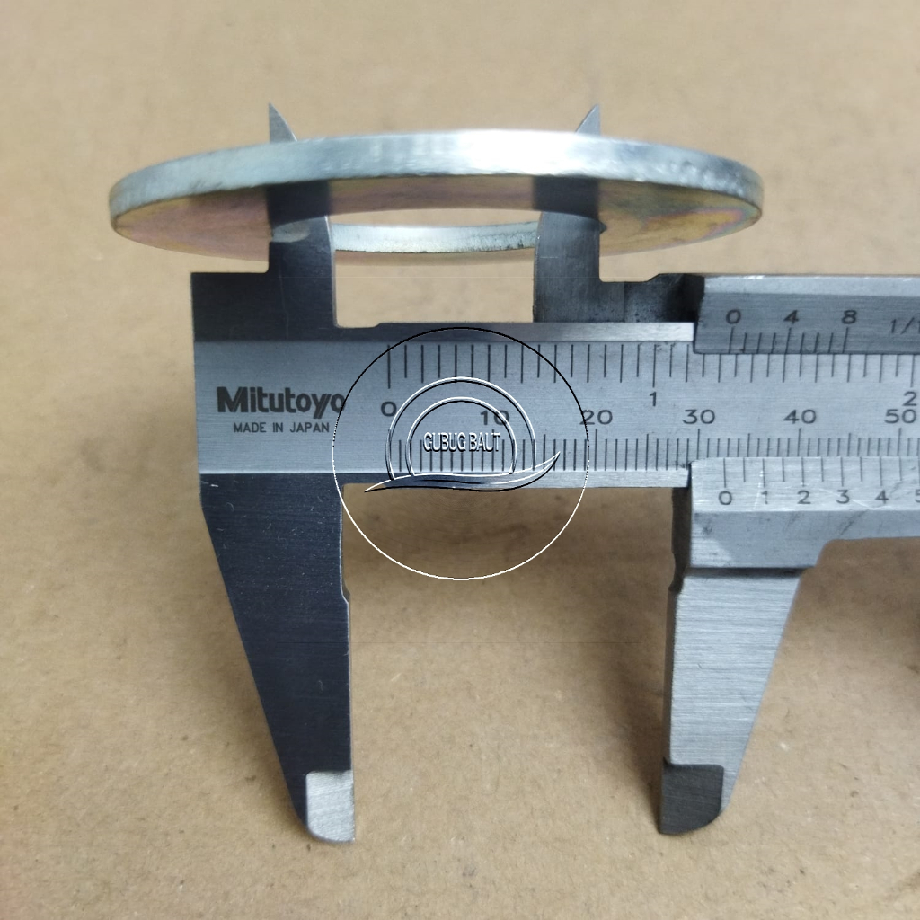 Jual RING PLAT GALVANIZ M30 WASHER PLATE FLAT PUTIH GALVANIS DIAMETER ...