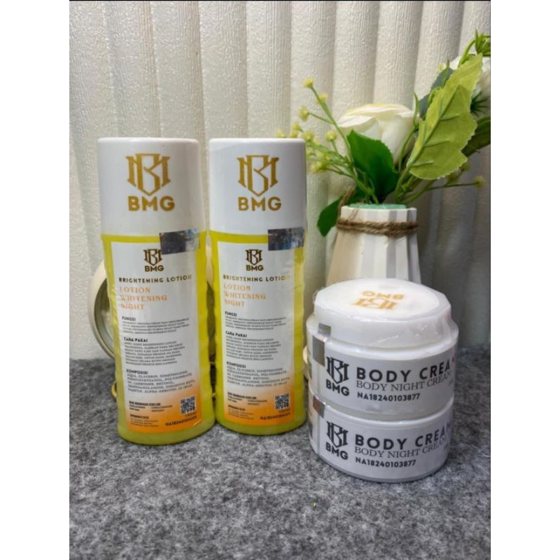 Jual BMG - PAKET BMG ISI 4 BODY LOTION SIANG DAN MALAM BIPUT BMG 100% ...