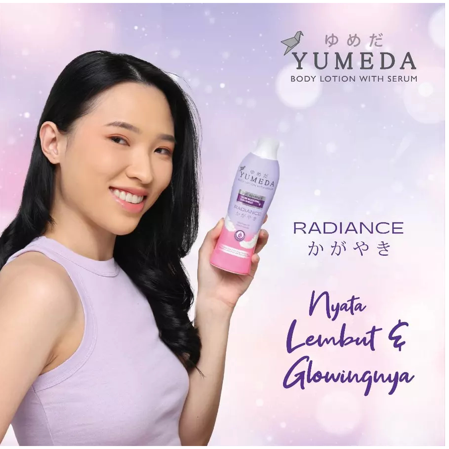 Jual YUMEDA Body Lotion With Serum Radiance Bottle 180mL - ALL VARIANT ...