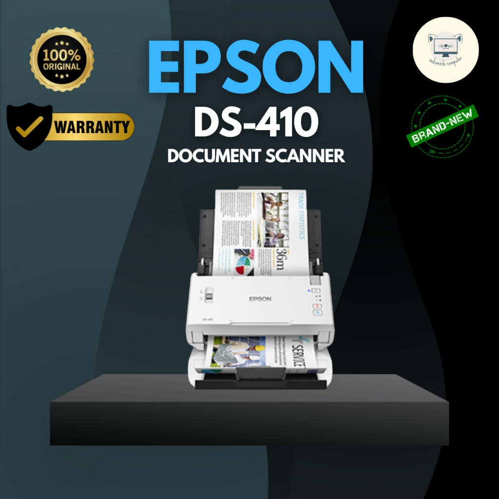 Jual SCANNER EPSON WORKFORCE DS-410 DOCUMENT SCANNER DUPLEX | Shopee ...