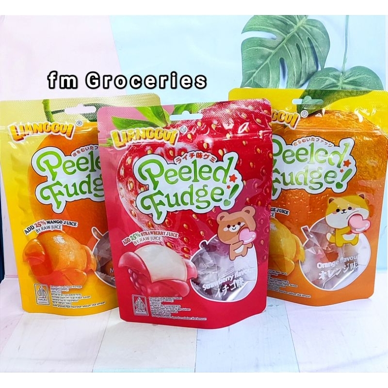 Jual Lianggui peeled fudge Rasa Buah | Permen Lunak Viral | Halal ...