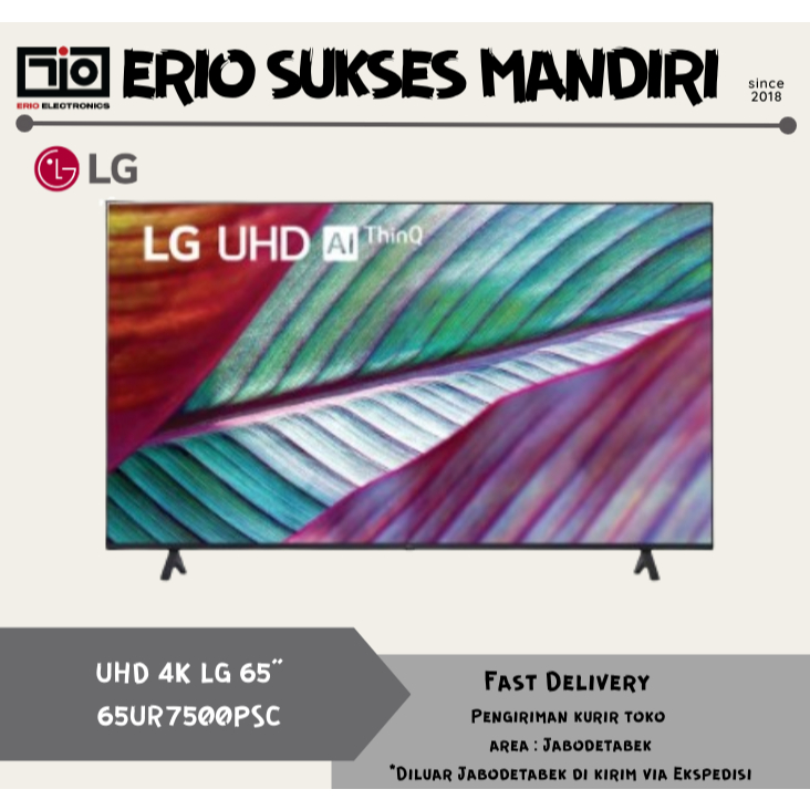 Jual LG 65UR7500 SMART DIGITAL TV UHD 4K 65 INCH 65UR7500PSC // 65UQ7500 | Shopee Indonesia