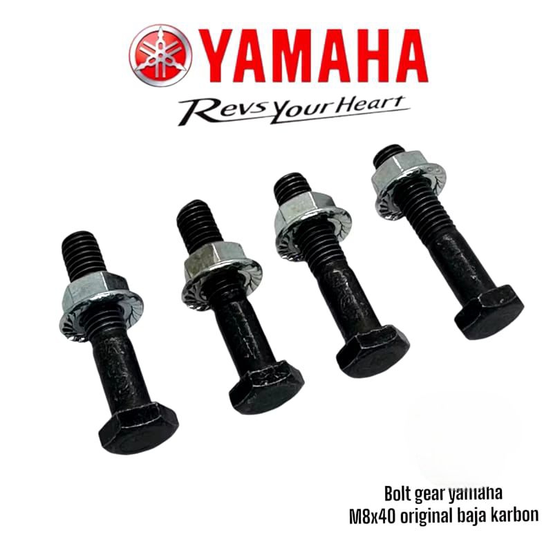 Jual Baut Gear Yamaha Baut Gir Yamaha 8 x 40 universal BAUD 14 Baut ori ...