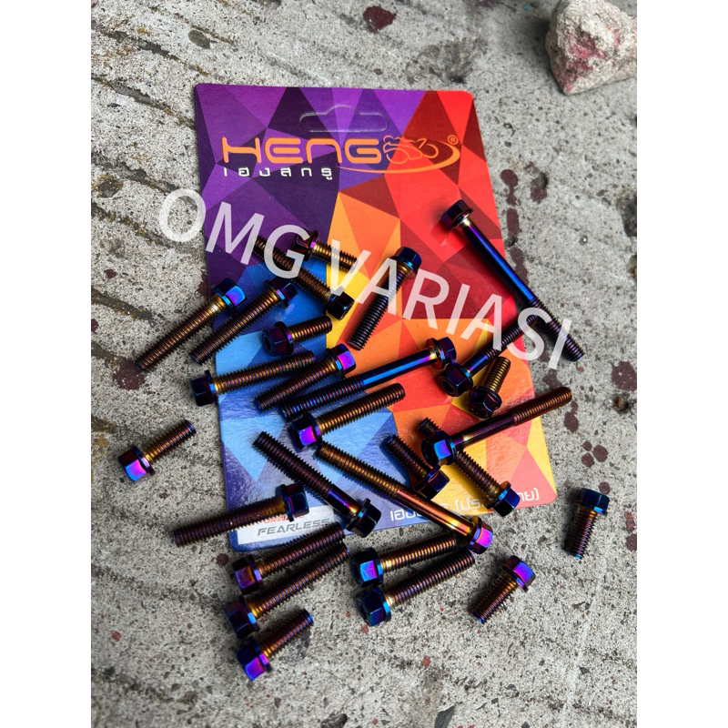 Jual BAUT ANTIKARAT PROBOLT HENG BAUT PROBOLT 2 KUNCI UKURAN M6 DRAT 10 ...