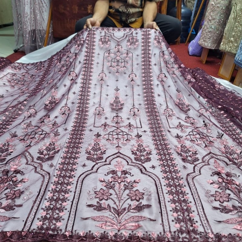 Jual Kain Tille stone Sumba etnik two tone motif piramid/kain Tille ...