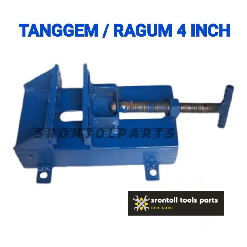 Jual Tanggem ragum catok besi duduk 4 inch | Shopee Indonesia
