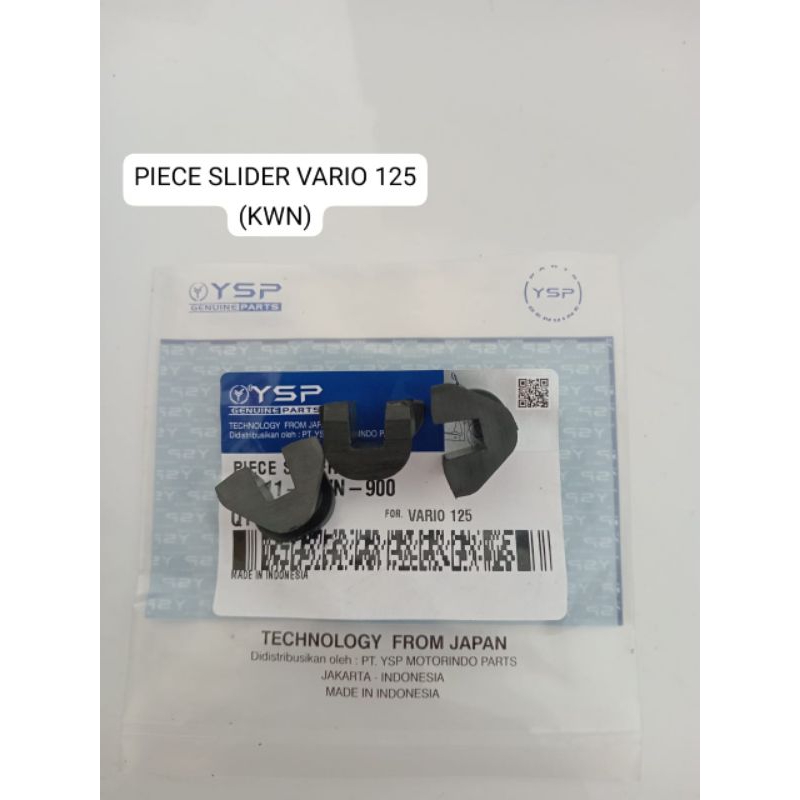 Jual GROSIR (YSP) PIECE SLIDER VARIO 125 / KWN (harga 10set) / ORIGINAL ...