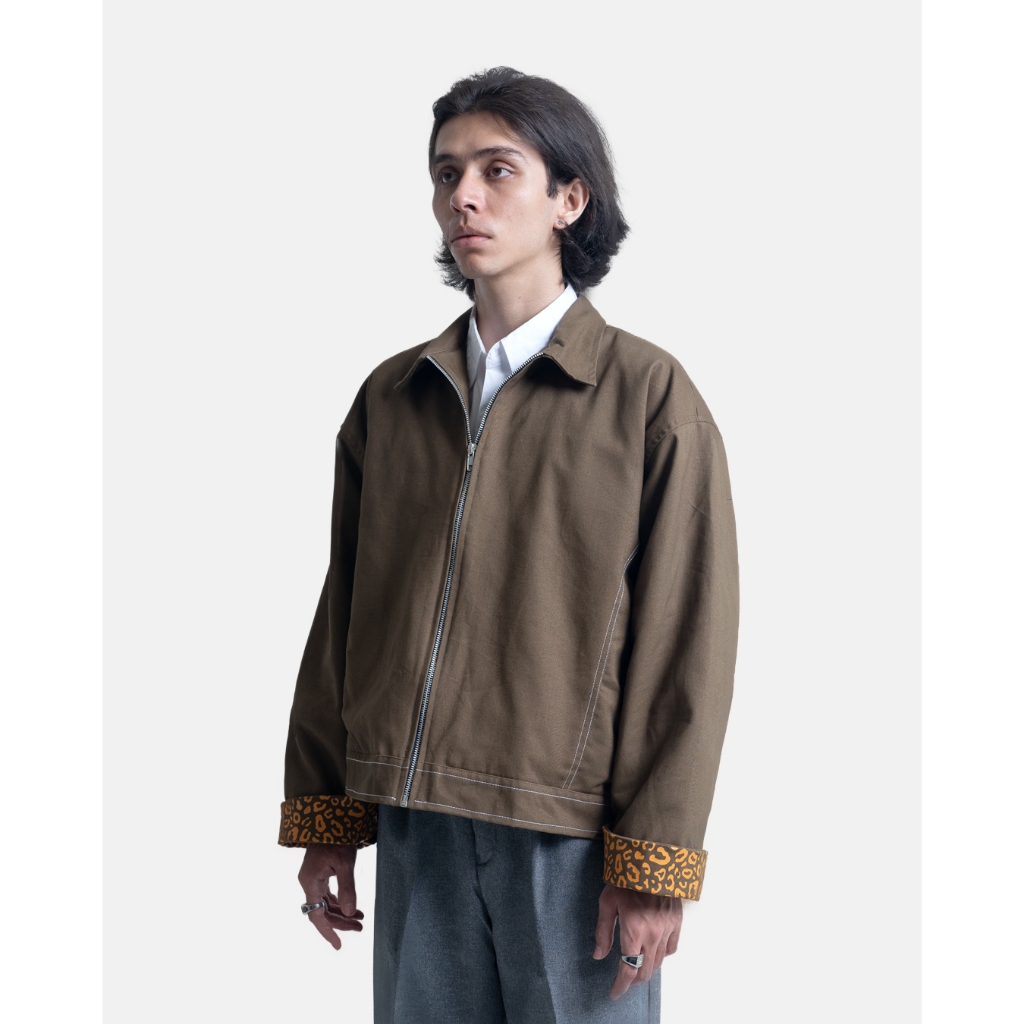 Jual Work Jacket Boxy Fit Twill Cotton | Austen Brown | Walkvibes ...