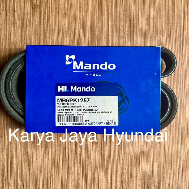 Jual Fan belt Hyundai Grand Avega Kia All New Rio | Shopee Indonesia